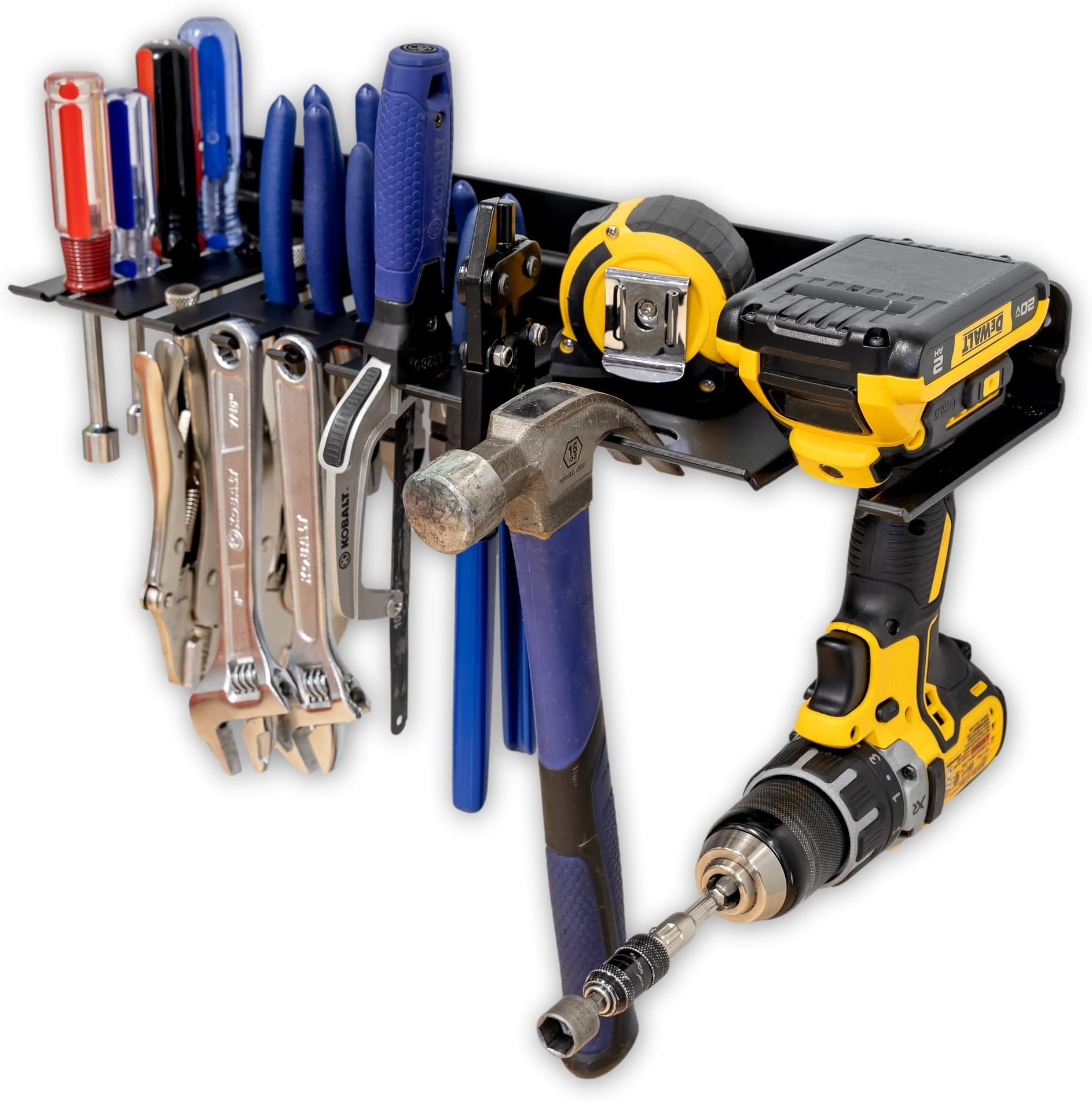 Amazon.com: METALTER WallMount Tool Storage Rack, 17'' Screwdriver ...