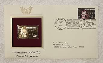 Amazon.com: Richard Feynman - American Scientists - 22kt Gold Replica ...
