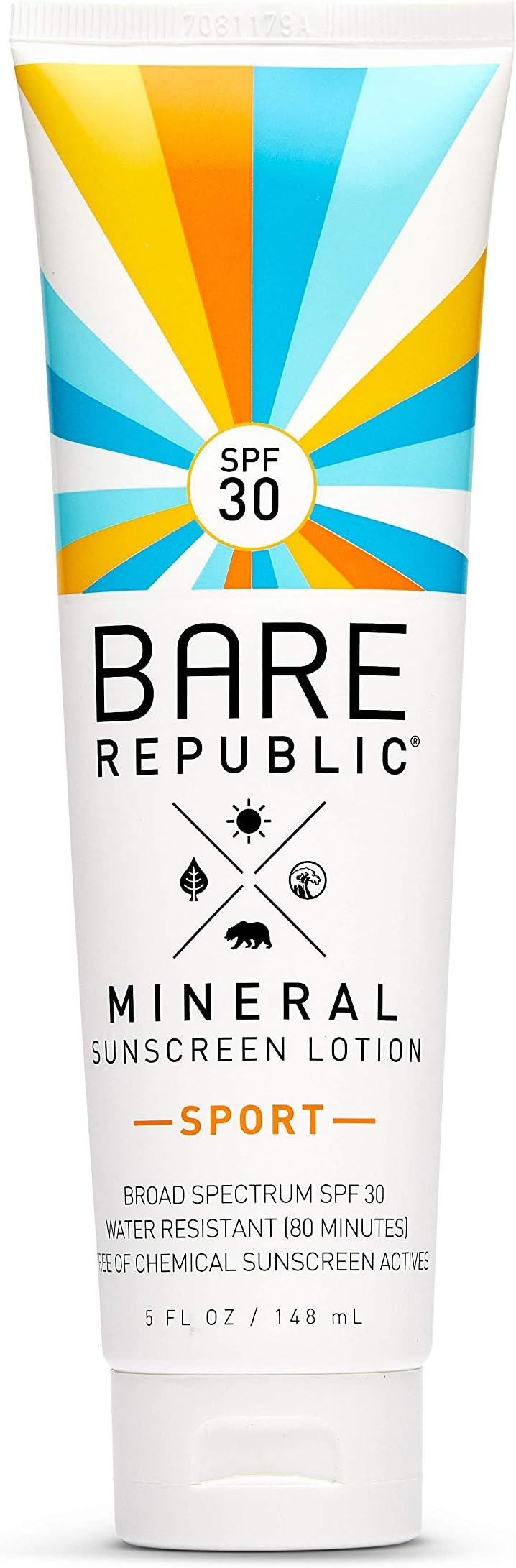 Amazon.com: Bare Republic Sport Mineral Sunscreen & Sunblock Body ...