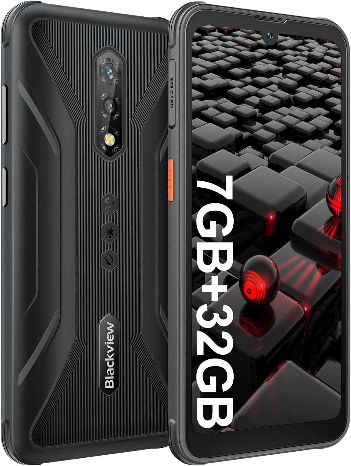 Amazon.com: Blackview Phone BV5200, Rugged Phone 7(4+3) GB+32GB 1TB ...