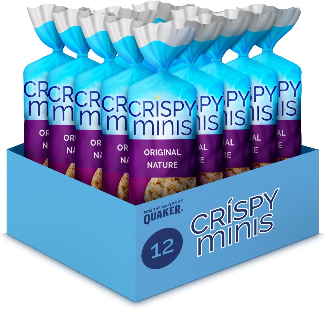 Crispy Minis Original Large Brown Rice Cakes, Multi-Pack, 127g (Pack of ...