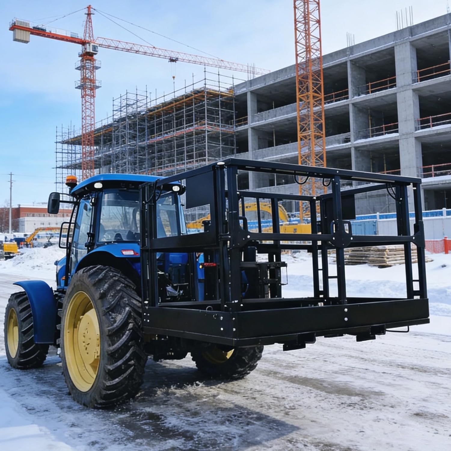 Amazon.com: Garvee Attachments 48"X72" Mesh Telehandler Work Platform ...