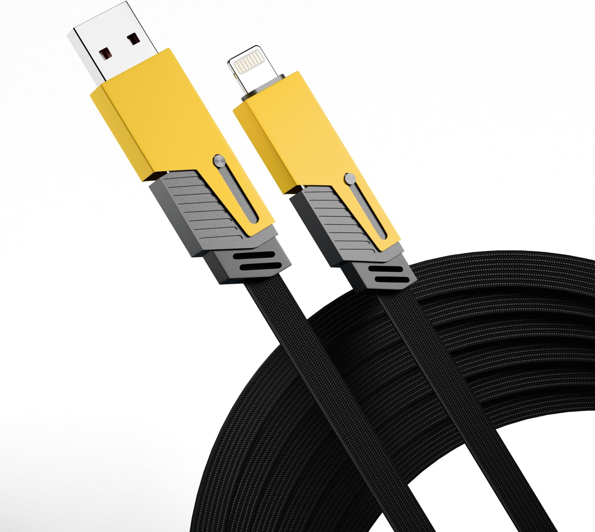 Basesailor 4-in-1 Multi-Function Braided 65W Fast Charging Cable with ...