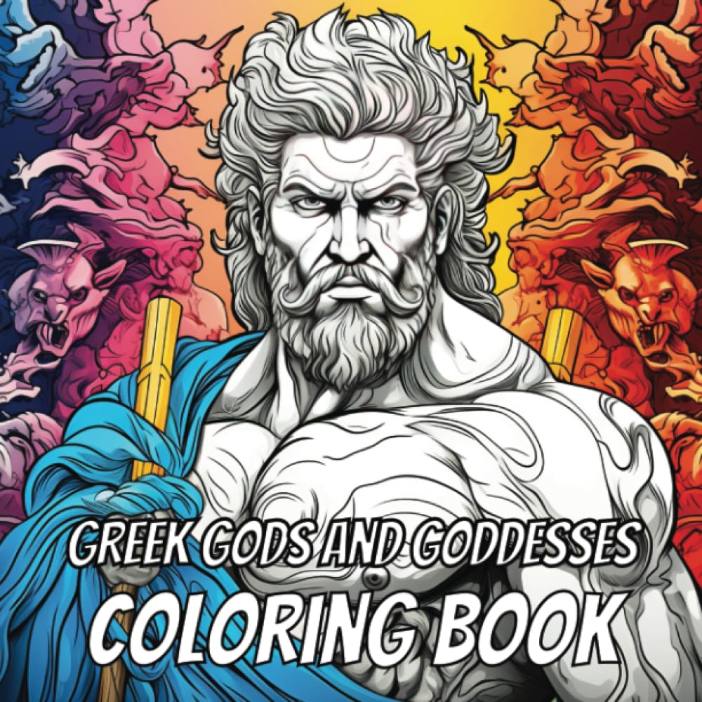 Amazon.com: Greek Gods and Goddesses Coloring Book: 9798854102216 ...