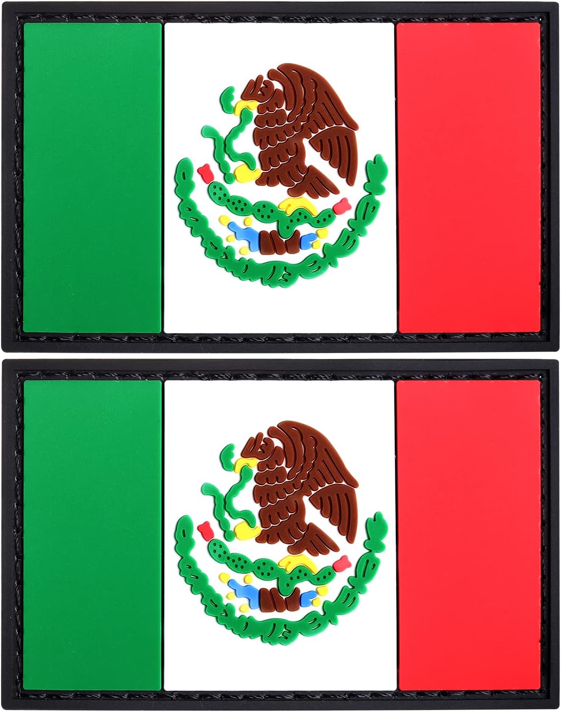 Parche bordado con la bandera de México de EmbTao Parches para coser o ...