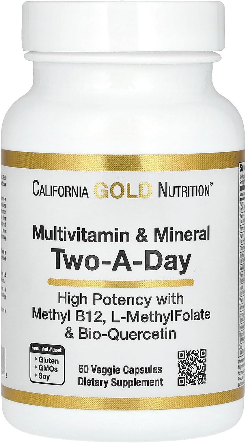 Amazon.com: California Gold Nutrition Multivitamin and Mineral, Two-A ...