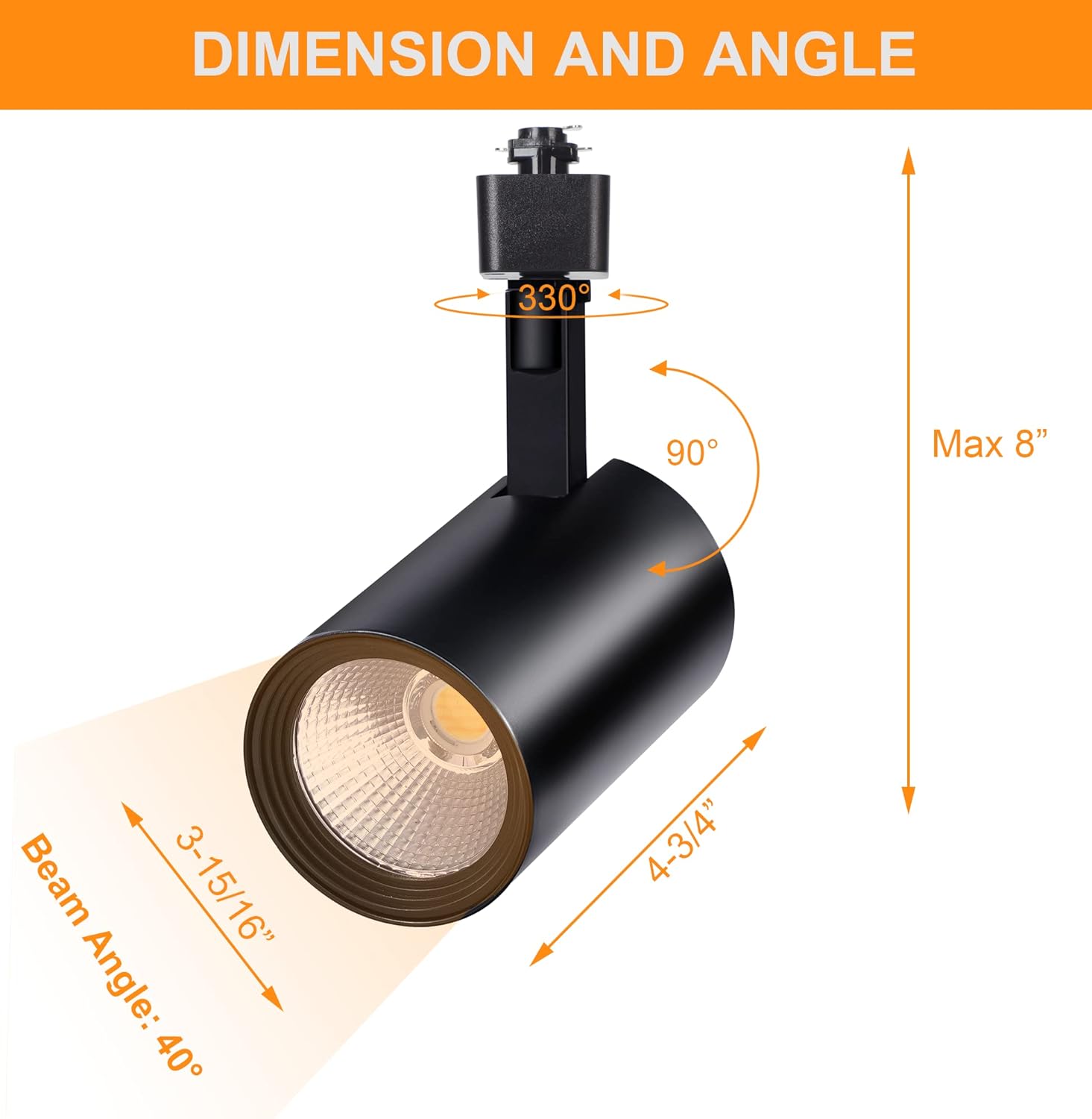 CLOUDY BAY 20W Dimmable LED Track Lighting Philippines | Ubuy