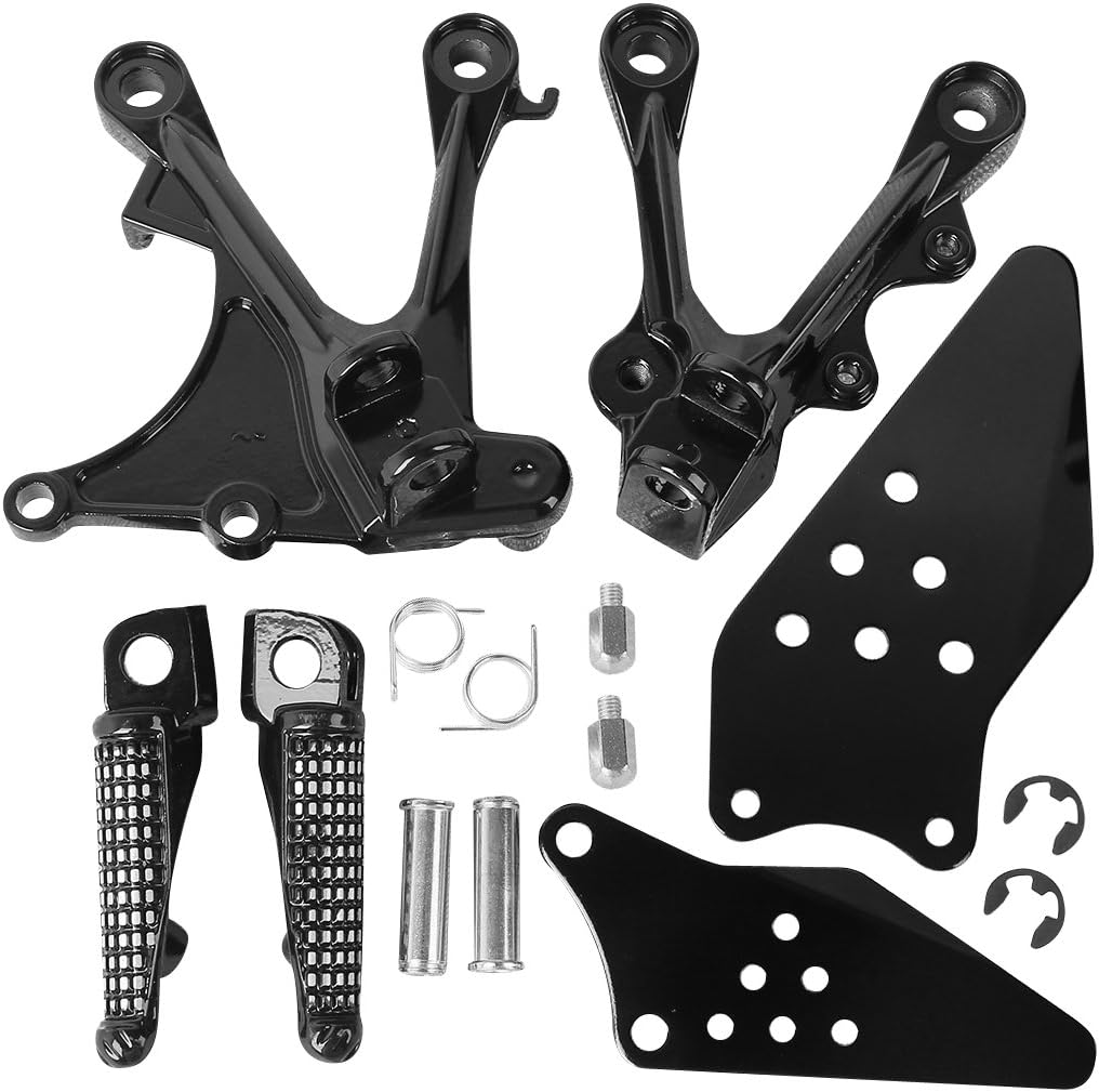 Amazon.com: TCT-MOTORPARTS Front Rider Footpeg Pegs Pedal Bracket Fit ...