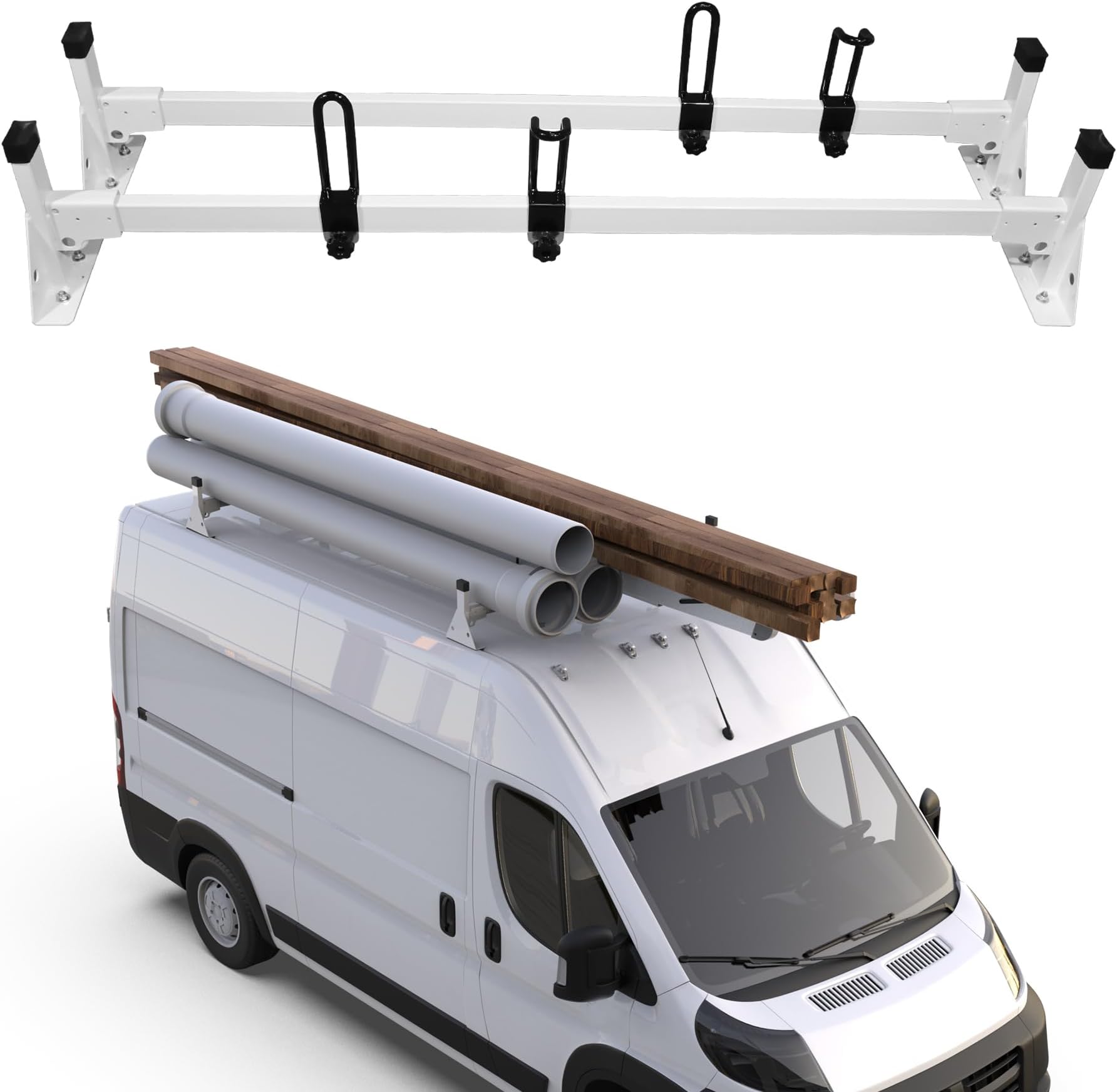 Amazon.com: Vanhoxcci Cargo Van Roof Ladder Rack Fit for Ram Promaster ...