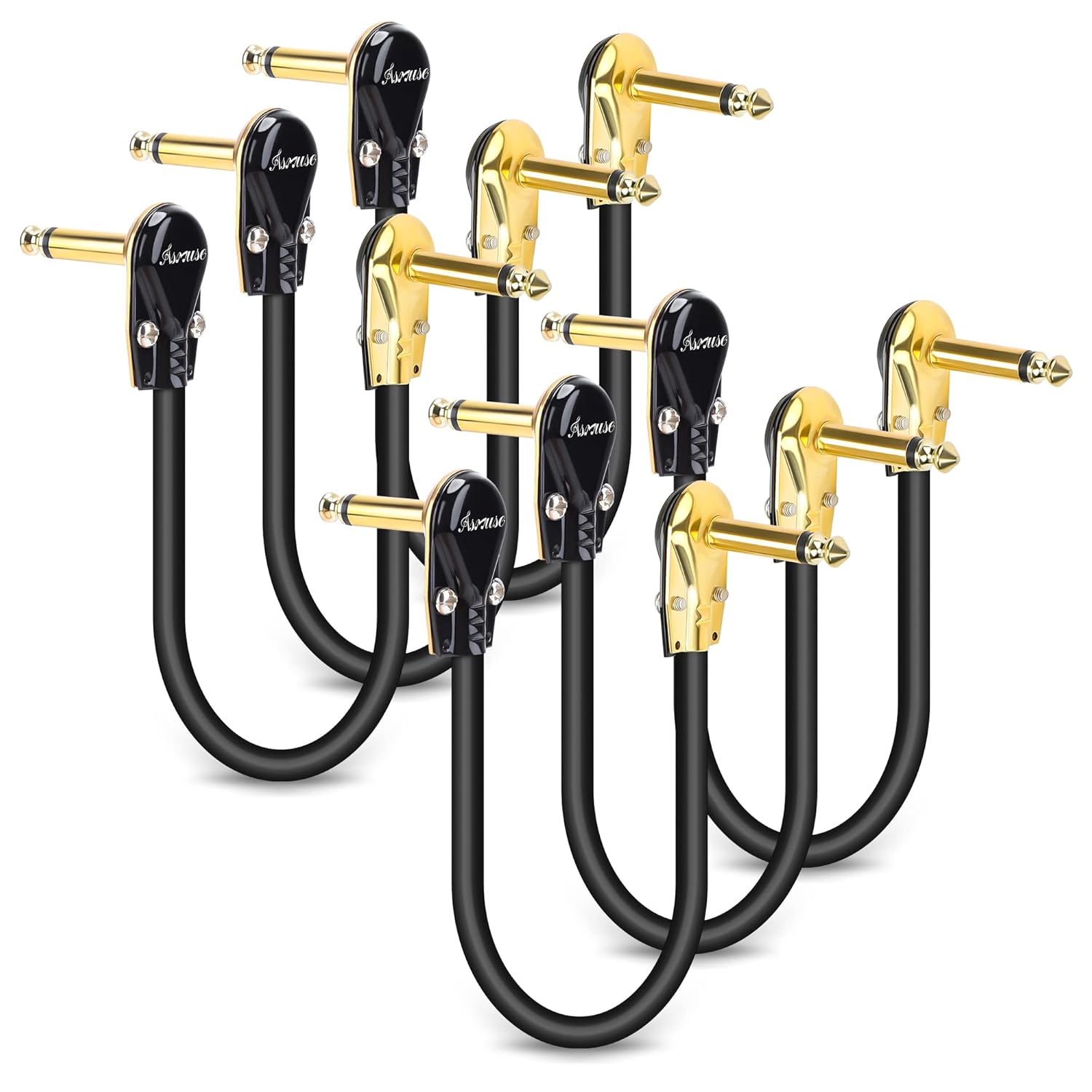 6 Inch Guitar Patch Cable, Ultra Quiet, 1/4-inch Right Angle Low ...