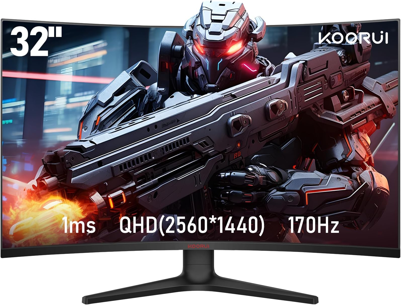 MSI G321CU Écran PC Gaming Incurvé 31,5" UHD - Dalle VA 1500, 3840x2160, 144Hz / 1ms, 16:9 ...