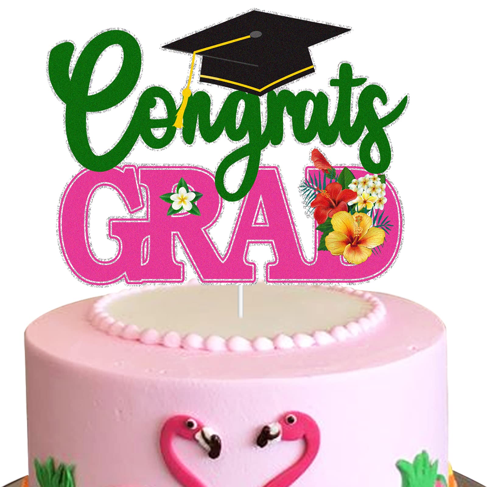 Amazon.com: Congrats Grad 2025 Cake Topper - High School/College/Aloha ...