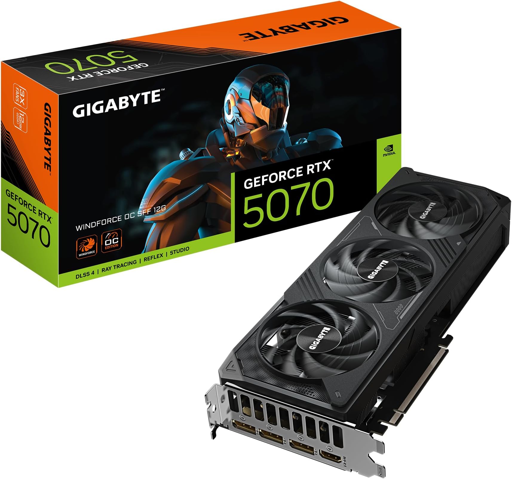Amazon.com: GIGABYTE GeForce RTX 5070 WINDFORCE OC SFF 12G Graphics ...