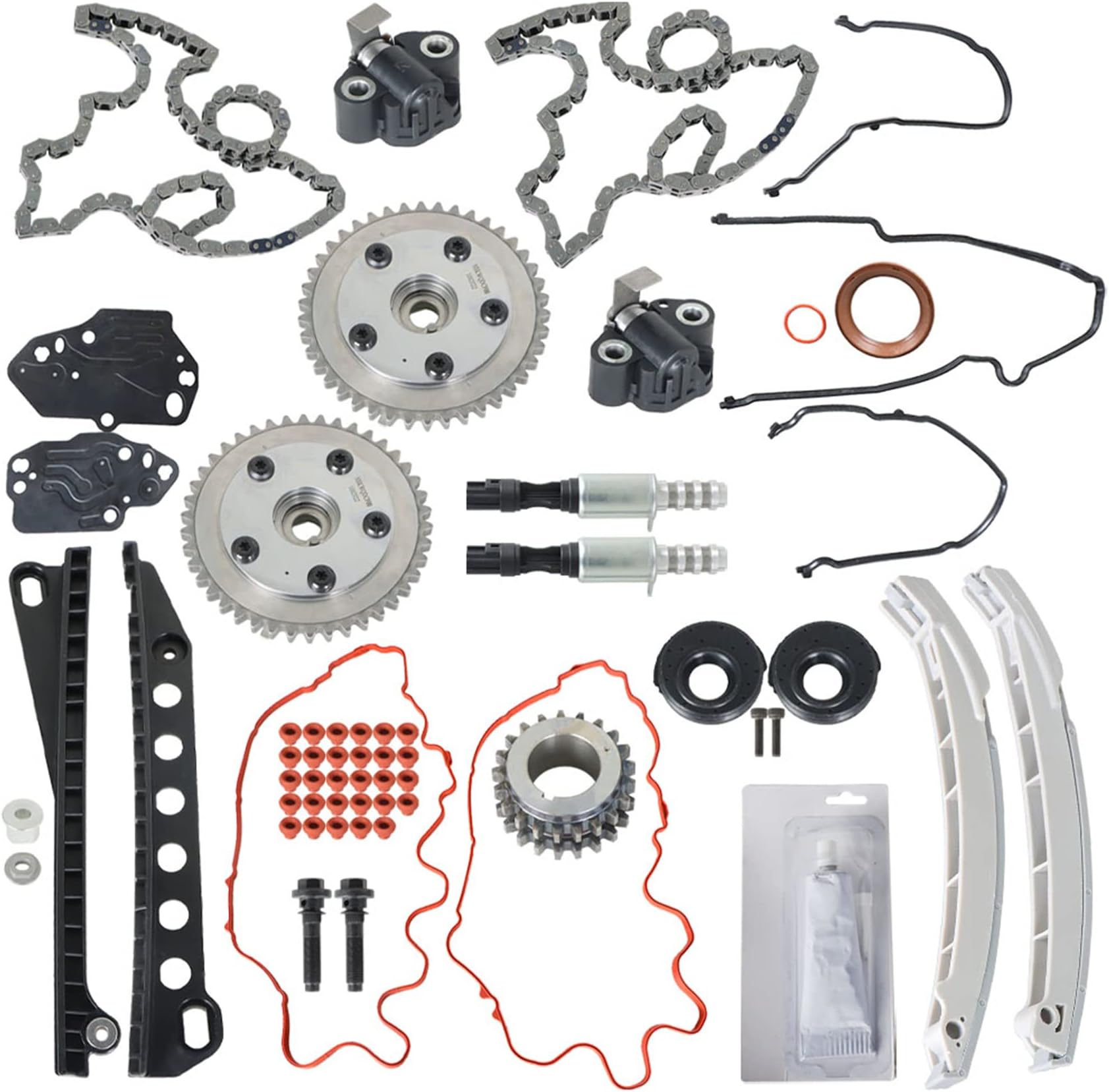 labwork Timing Chain Kit with Timing Cover Gaskets 8L3Z6M280A ...