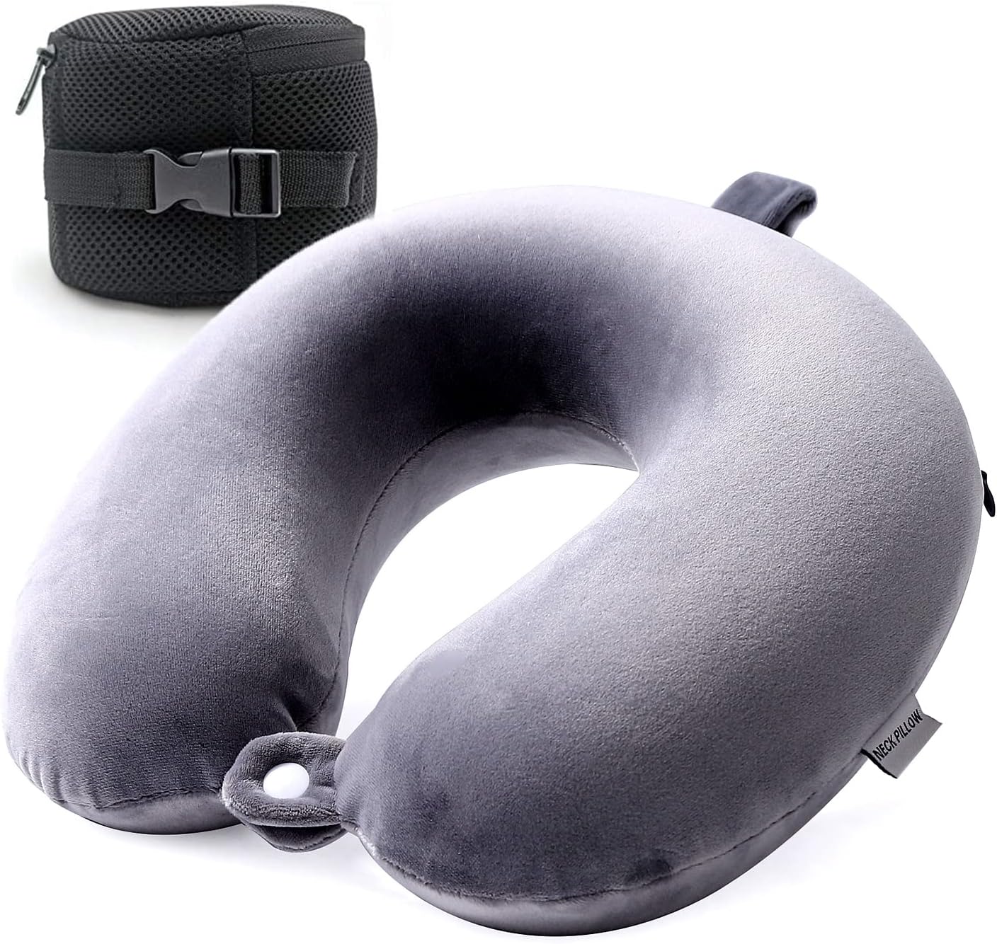 Amazon.com: Kenneth Cole New York Travel Neck Pillow with Memory Foam ...