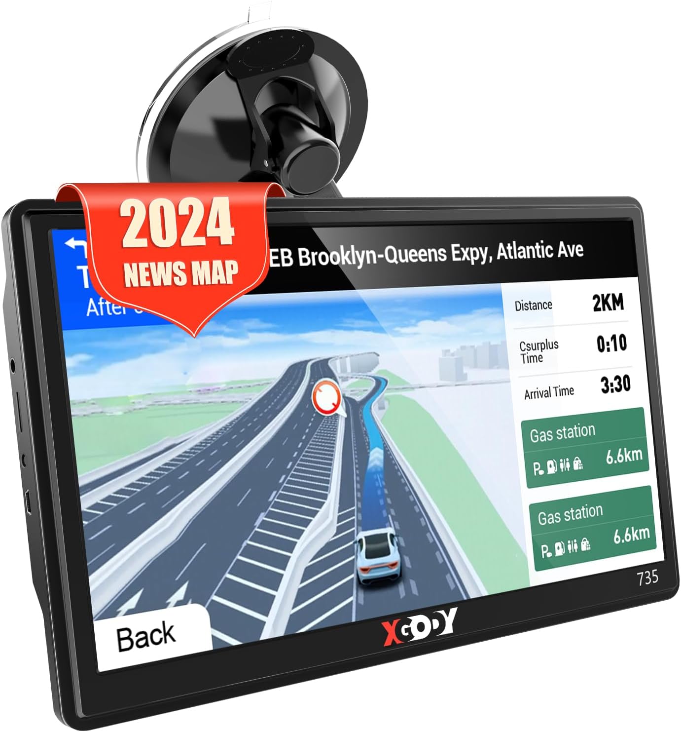 Amazon.com: XGODY GPS Navigation for Car 2024 Truck Drivers 7 inch Navigation Systems for Car ...