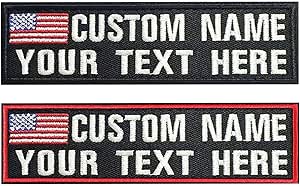 Amazon.com: Customized Name Patch, Personalized Removable Tactical Patches Hook and Loop ...