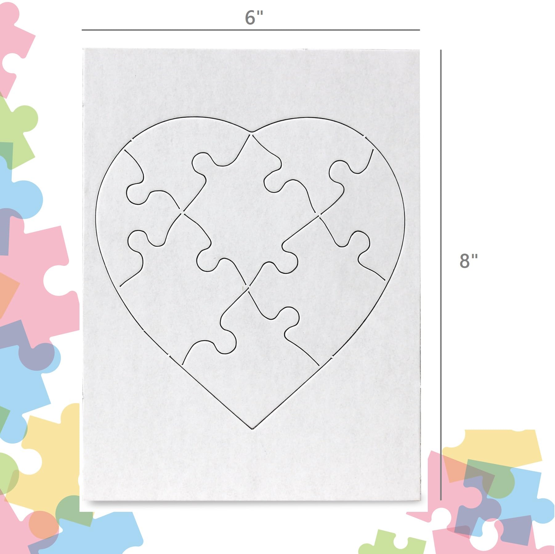 Unfinished Heart Puzzle