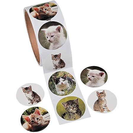 Hohamn Dog and Cat Stickers for Kids Teachers,1000 Pcs Dog Cat Design ...