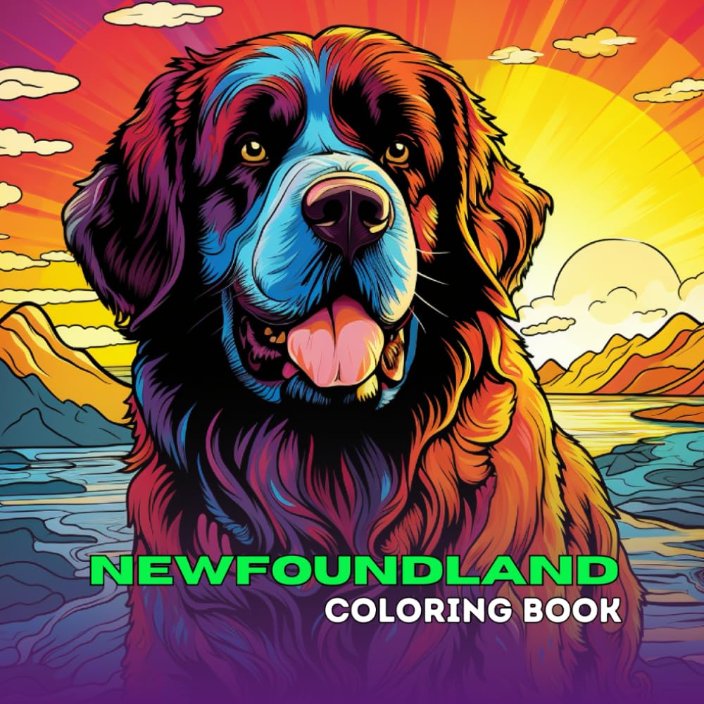 Amazon.com: Newfoundland Coloring Book: 9798866191598: Panfil, Leslie A ...