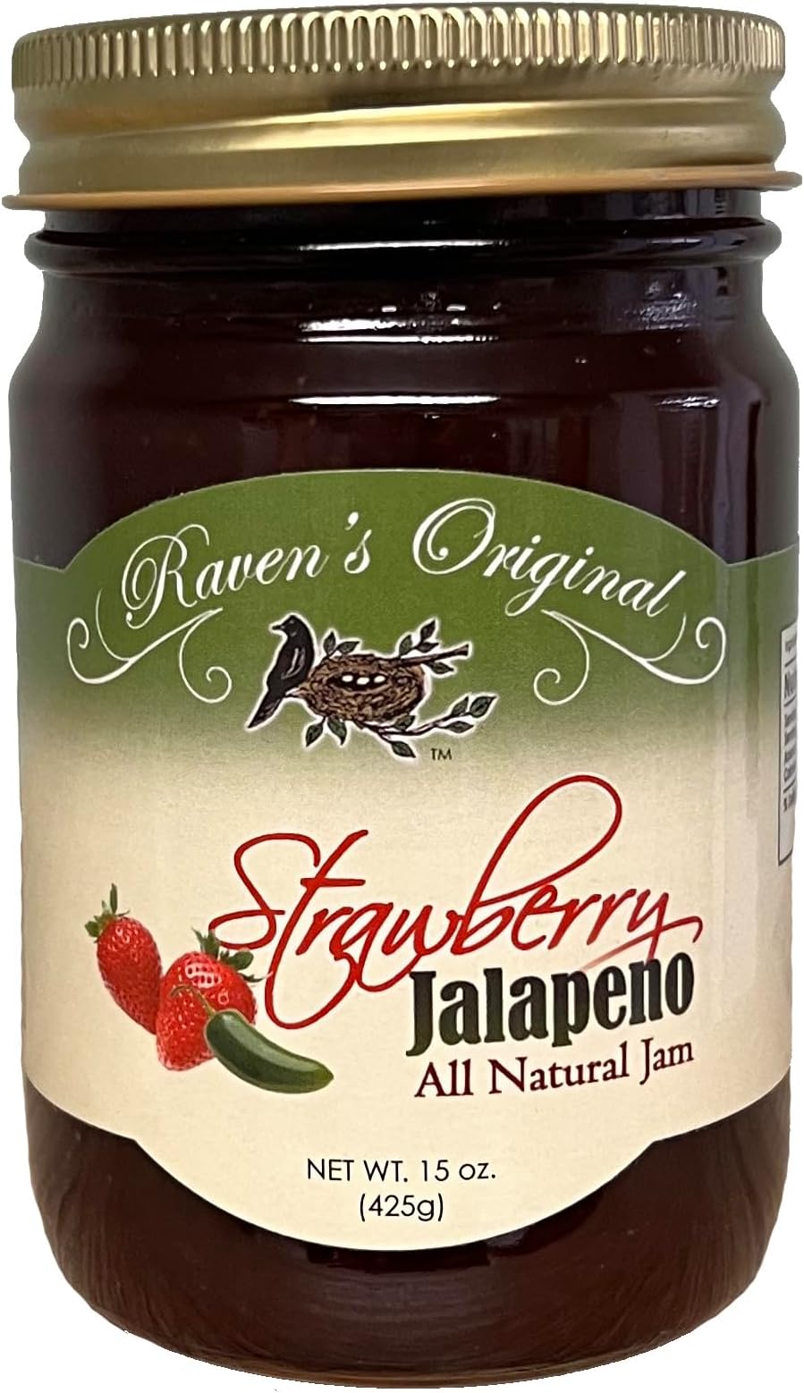 Amazon.com: Raven's Original Hot Pepper All Natural Jam - 15 Ounce Jar ...