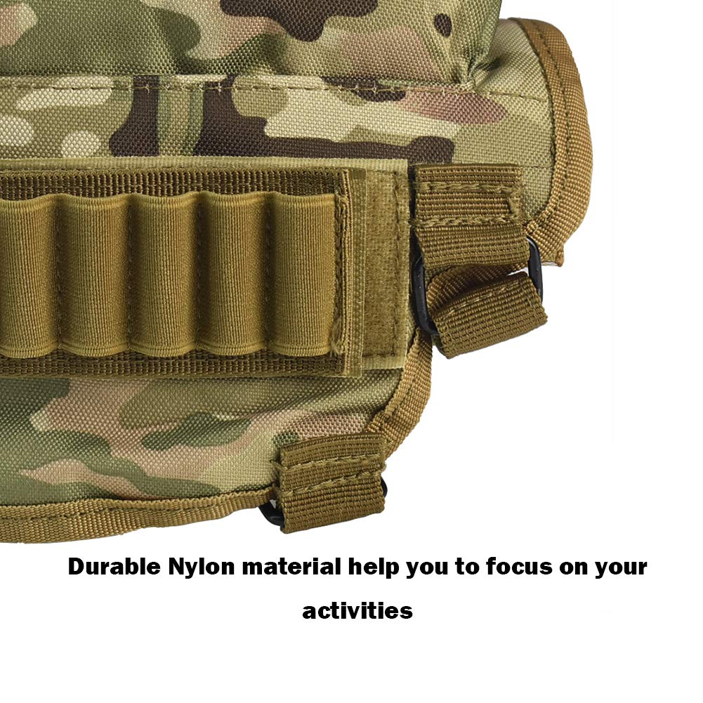 Risunpet Rifle Cheek Riser Tactical Rifle Buttstock Cheek Riser and ...