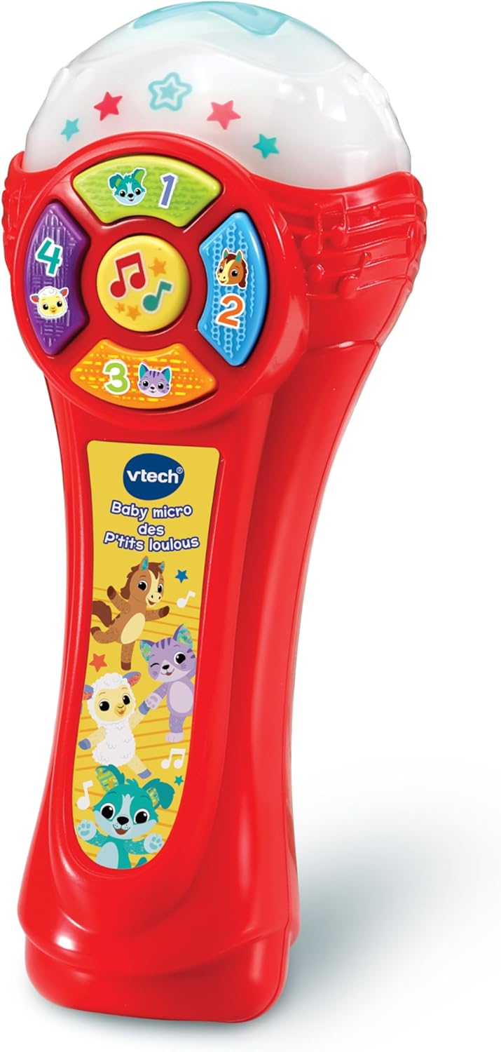 VTech Sing-It-Out Little Microphone (French Version), Music Players ...
