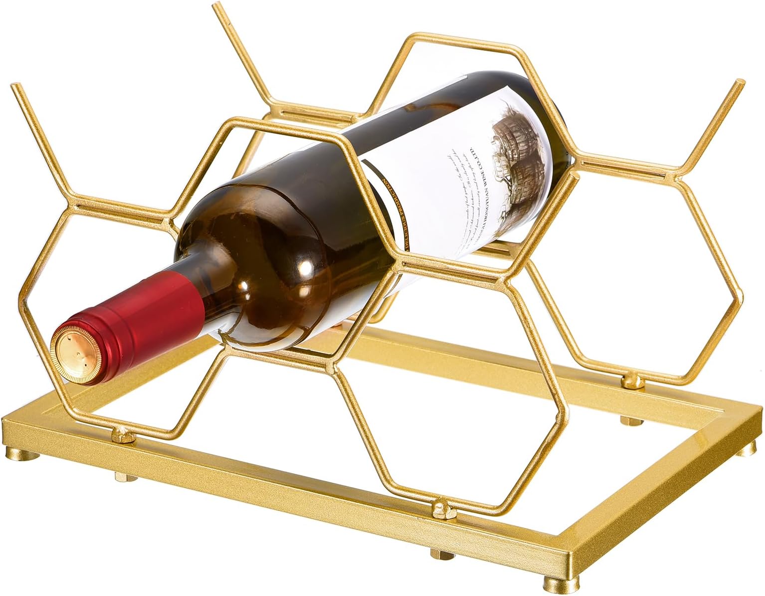 Amazon.com: uxcell Countertop Wine Rack, Tabletop Wine Bottle Holder ...