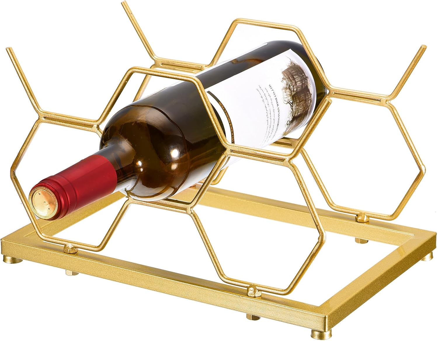 Amazon.com: uxcell Countertop Wine Rack, Tabletop Wine Bottle Holder ...