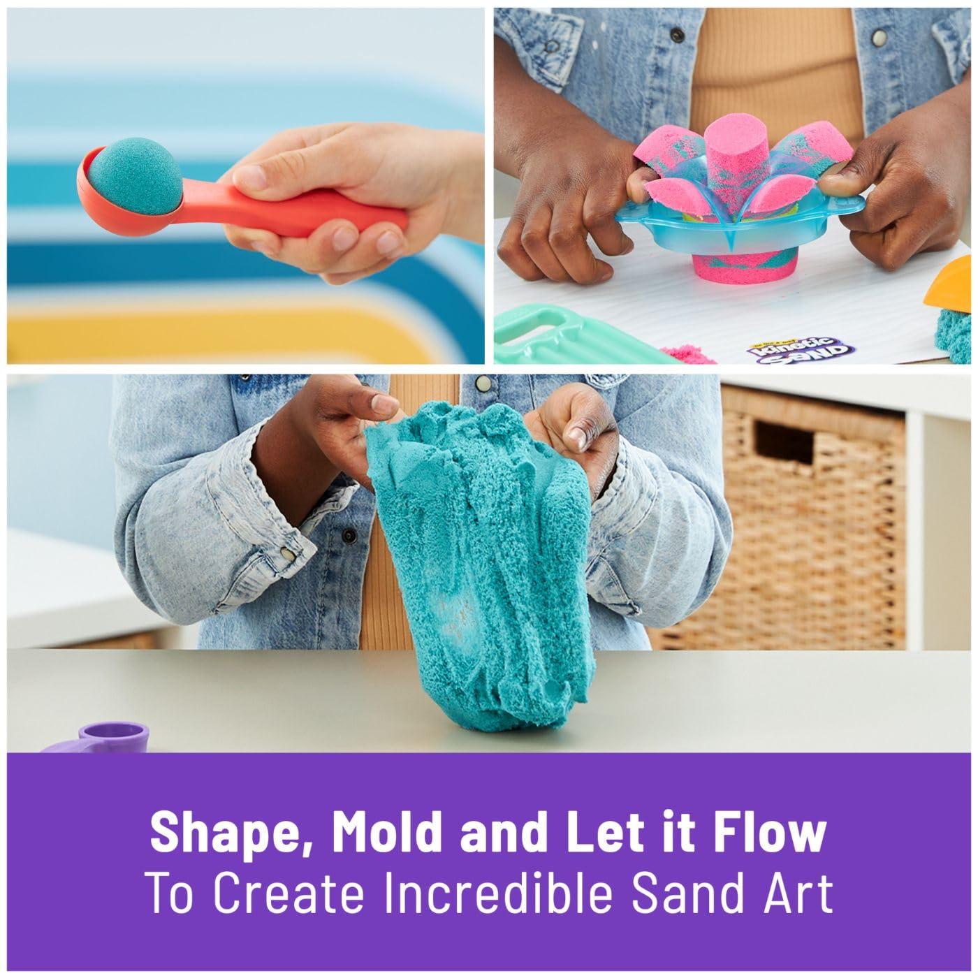 Snapklik.com : Ultimate Sandisfying Set, 2lb Of Pink, Yellow And Teal ...
