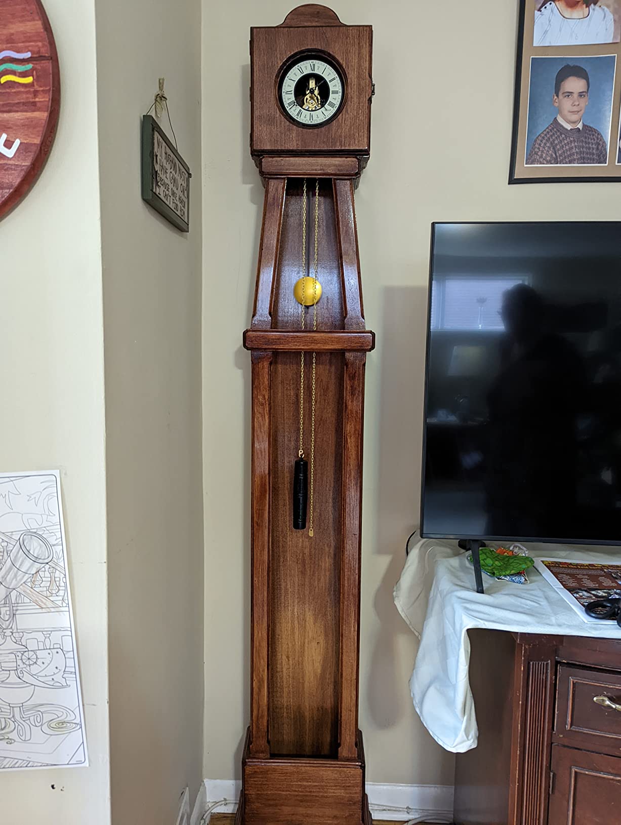 $26/mo - Finance Hermle RAVENSBURG Weight Driven Wall Clock 70974000711 ...