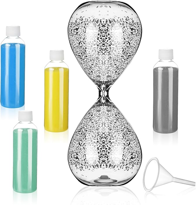 Amazon.com: Xuhal Wedding Unity Sand Ceremony Set Empty Hourglass ...