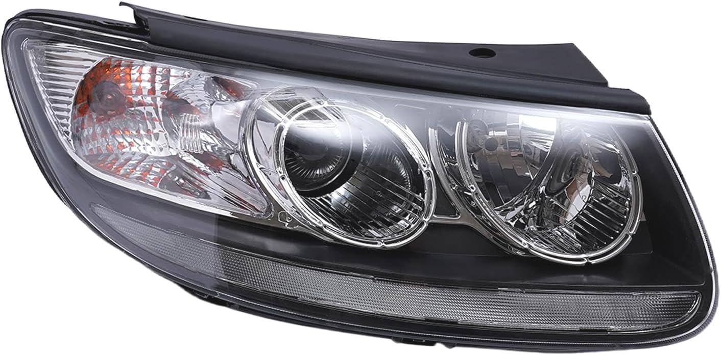 Amazon.com: TBVECHI For 2007-2012Hyundai Santa Fe Headlights Assembly ...