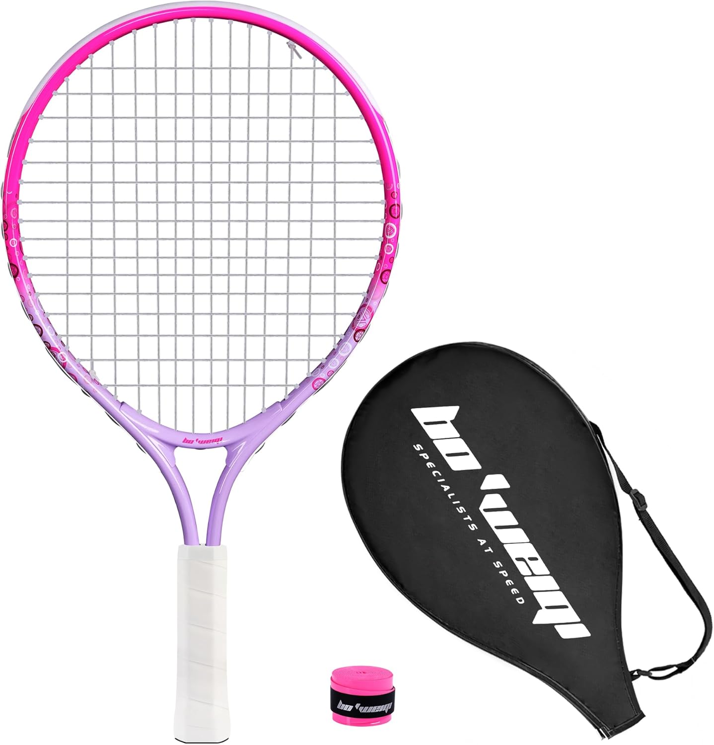 bo'weiqi 17" Kids Tennis Racket for Aged 2-4, Lightweight Toddler ...
