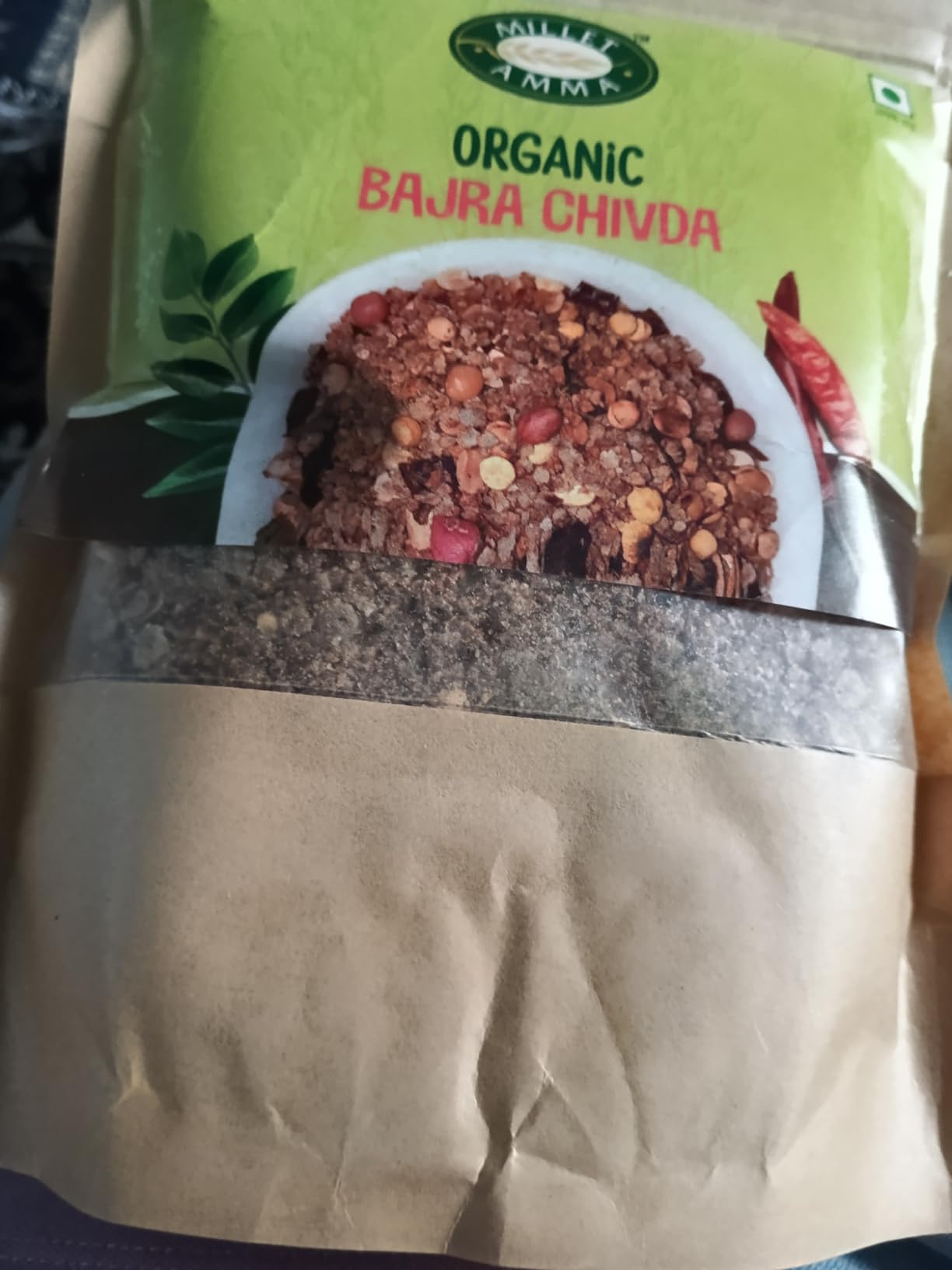 Millet Amma Organic Bajra Chivda Namkeen 200 Gms Pack | Added With ...