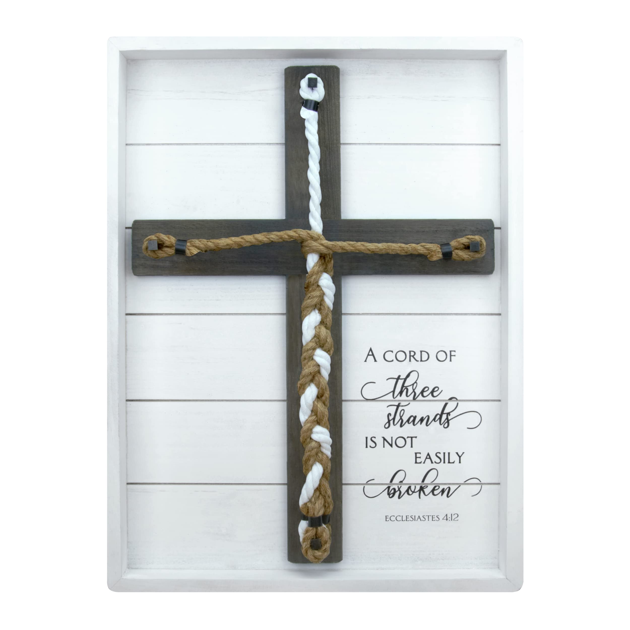 Buy Large Rustic Cross to Tie God's Knot, Symbolic of Unity - A Cord of ...
