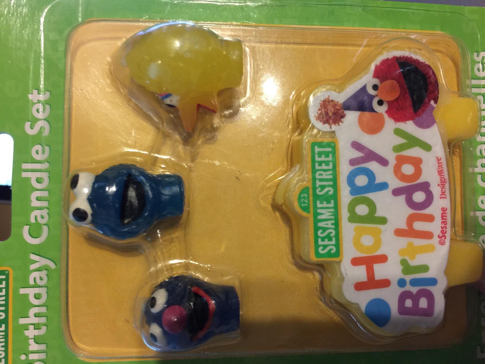 Amazon.com: Party Time Sesame Street™ Molded Mini Character Birthday ...