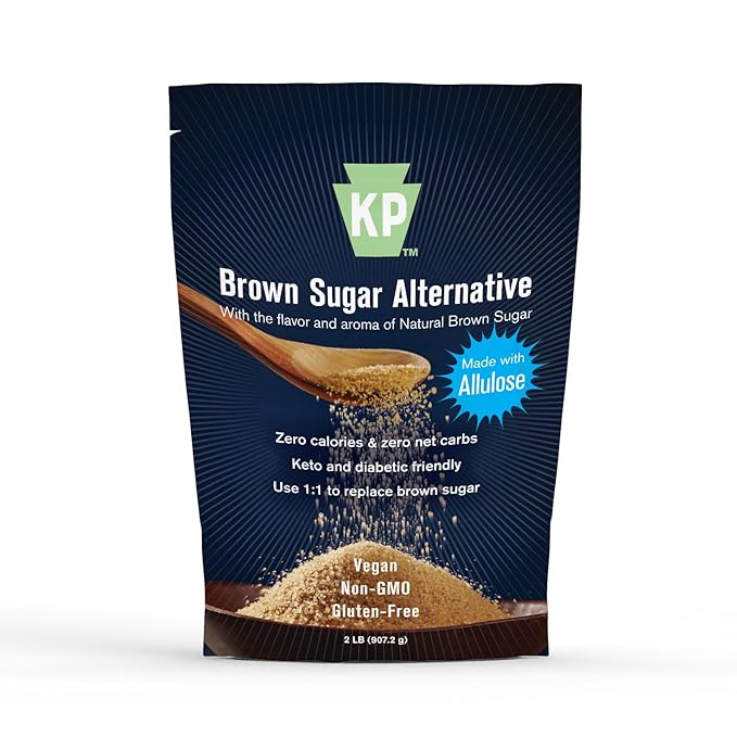 Amazon.com : Brown allulose alternative sweetener, 2lb bag (Packaging ...