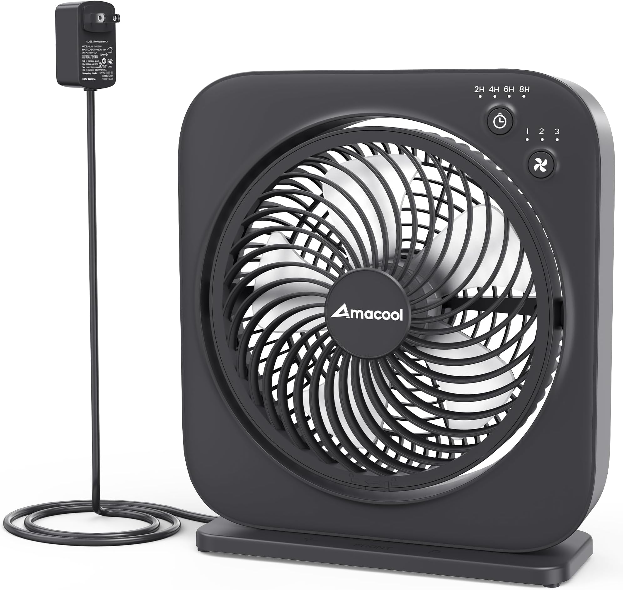 Amazon.com: Ceipetley 8 Inch Foldaway Table Fan with Remote Control ...