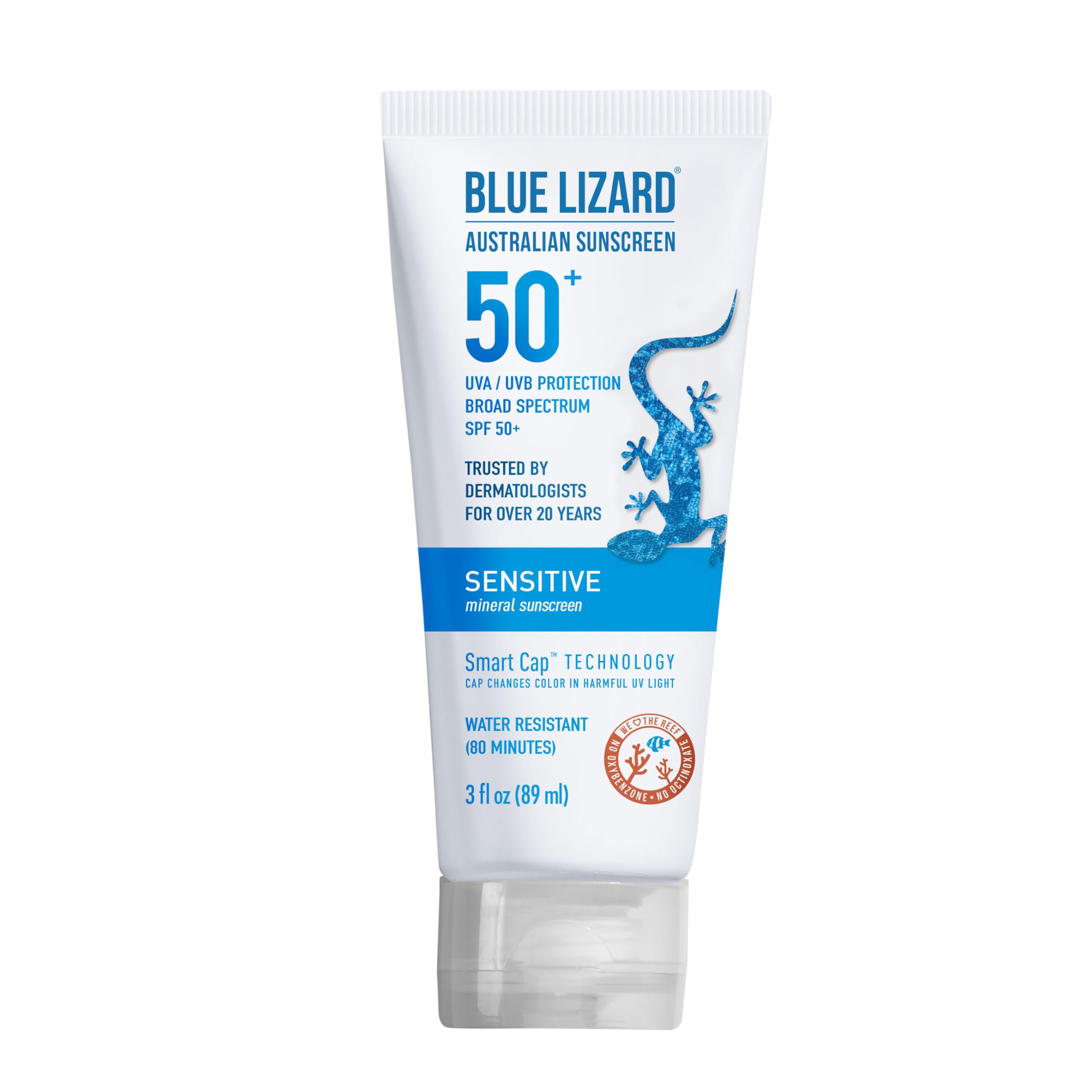 Amazon.com: Blue Lizard SENSITIVE Mineral Sunscreen with Zinc Oxide ...