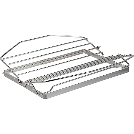 Amazon.com: Norpro 275 Adjustable Roast Rack Nickel-plated, 11 inches ...