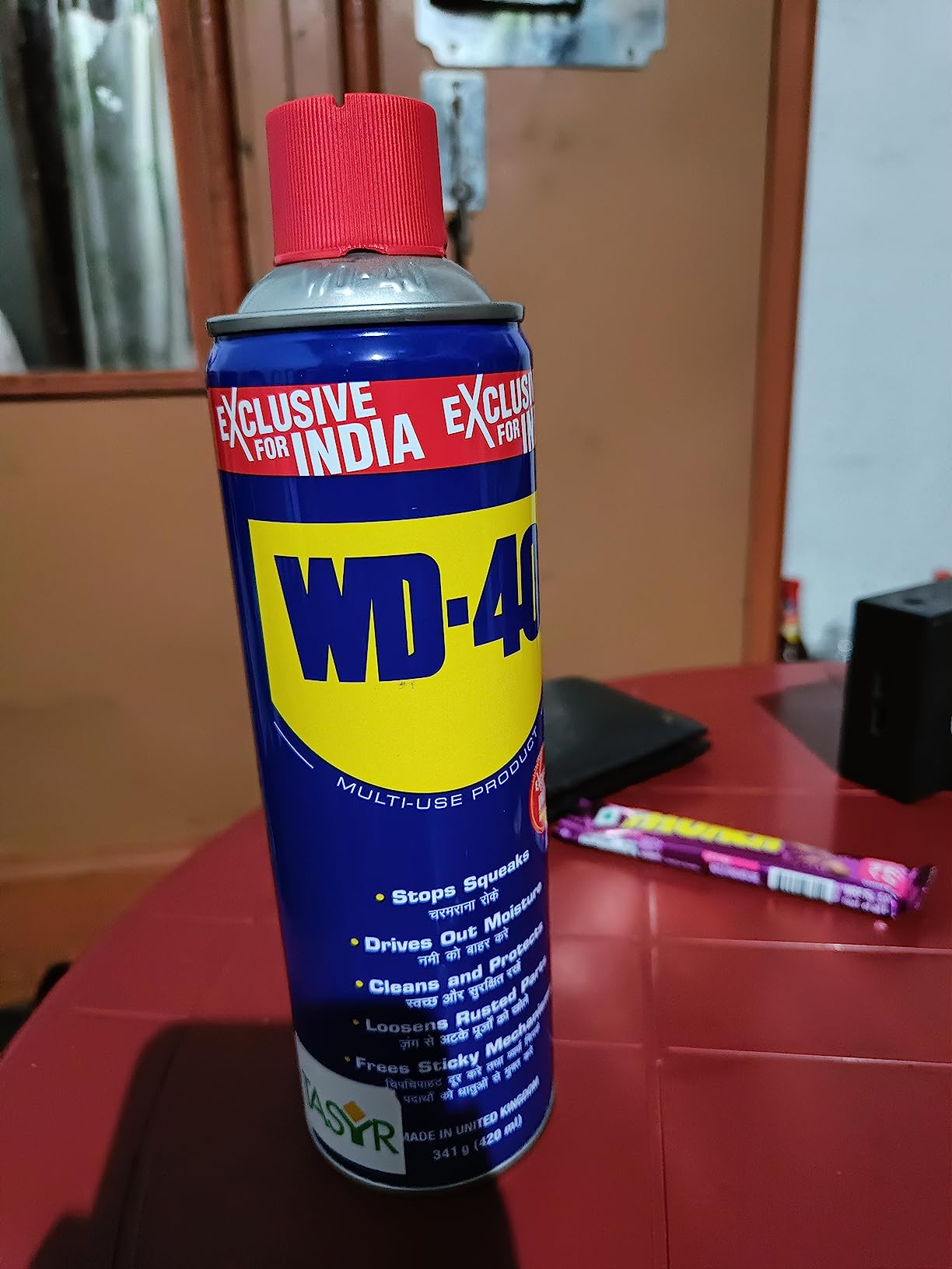 WD40 Multi Use Aerosol Can Product Spray (400 ml, Transparent) : Amazon ...