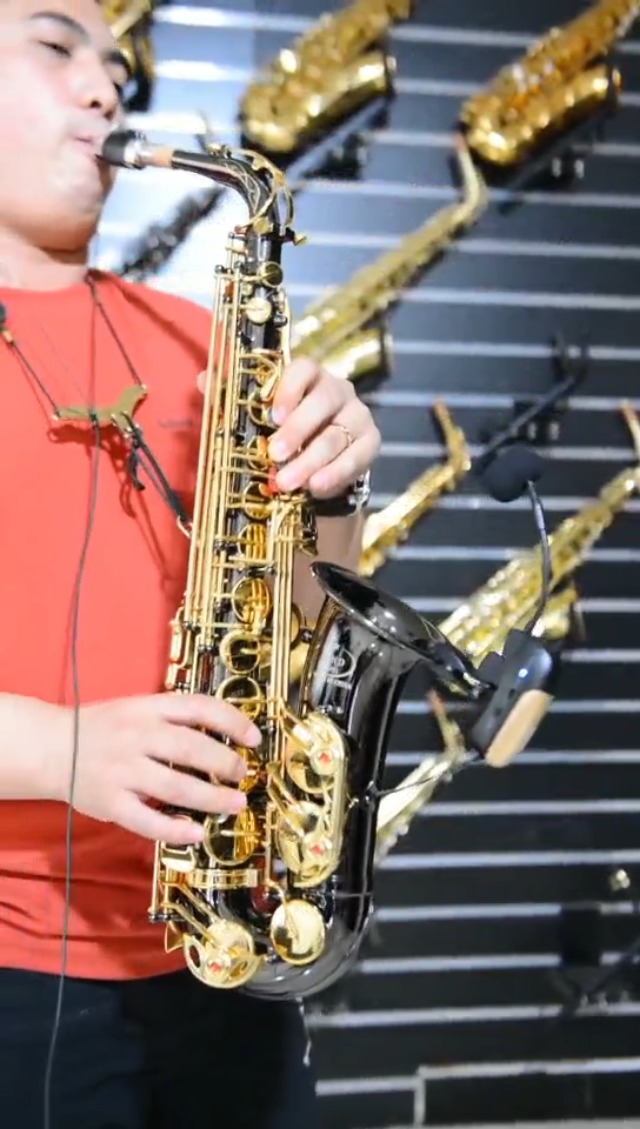 Watch summina Eb Alto Saxophone Brass Lacquered Gold on Amazon Live