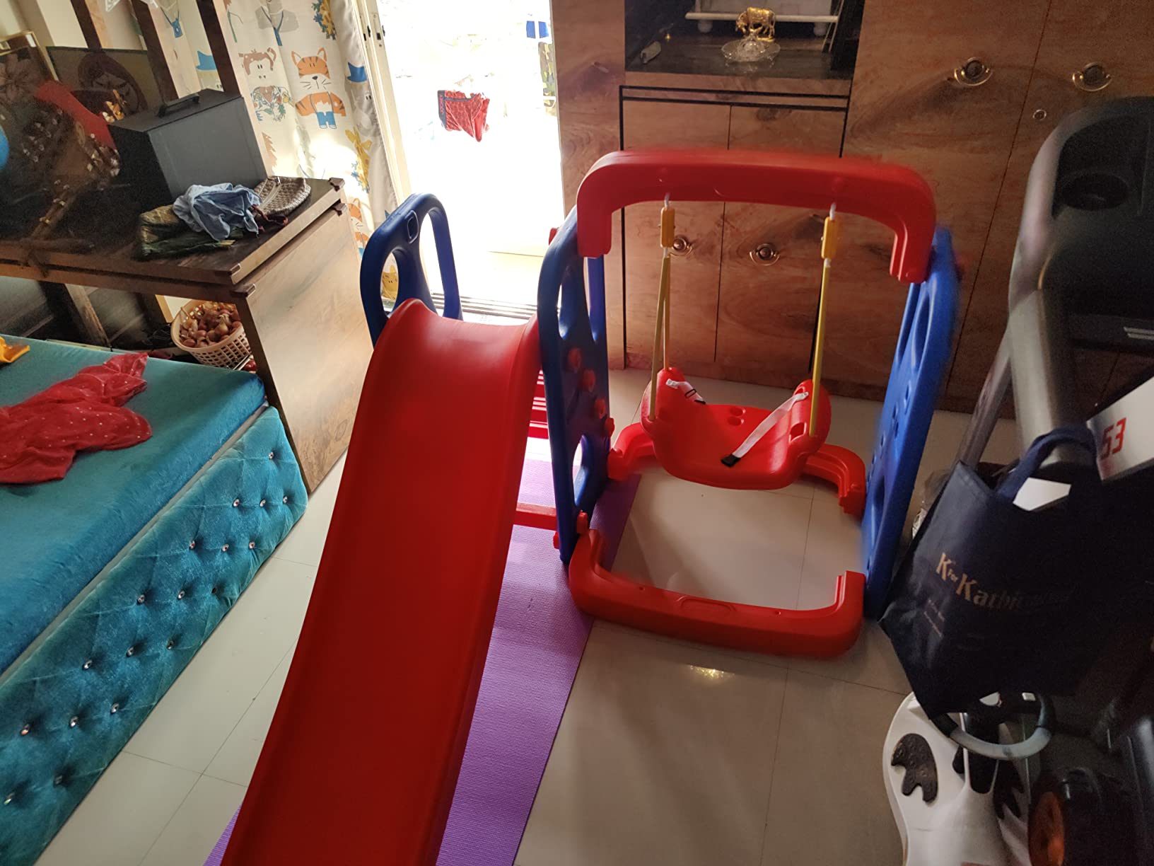 GoodLuck Baybee Plastic Garden Slide for Kids/Toddlers/Indoor/Outdoor ...