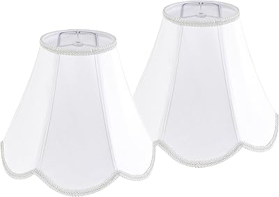 GO&SO Square Lamp Shades Cut Corner, 8x14x11 Inch Medium Table Lamp ...