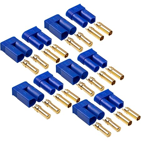 Amazon.com: AYECEHI 5 Pairs EC5 Battery Connector Plugs EC5 Male Female ...