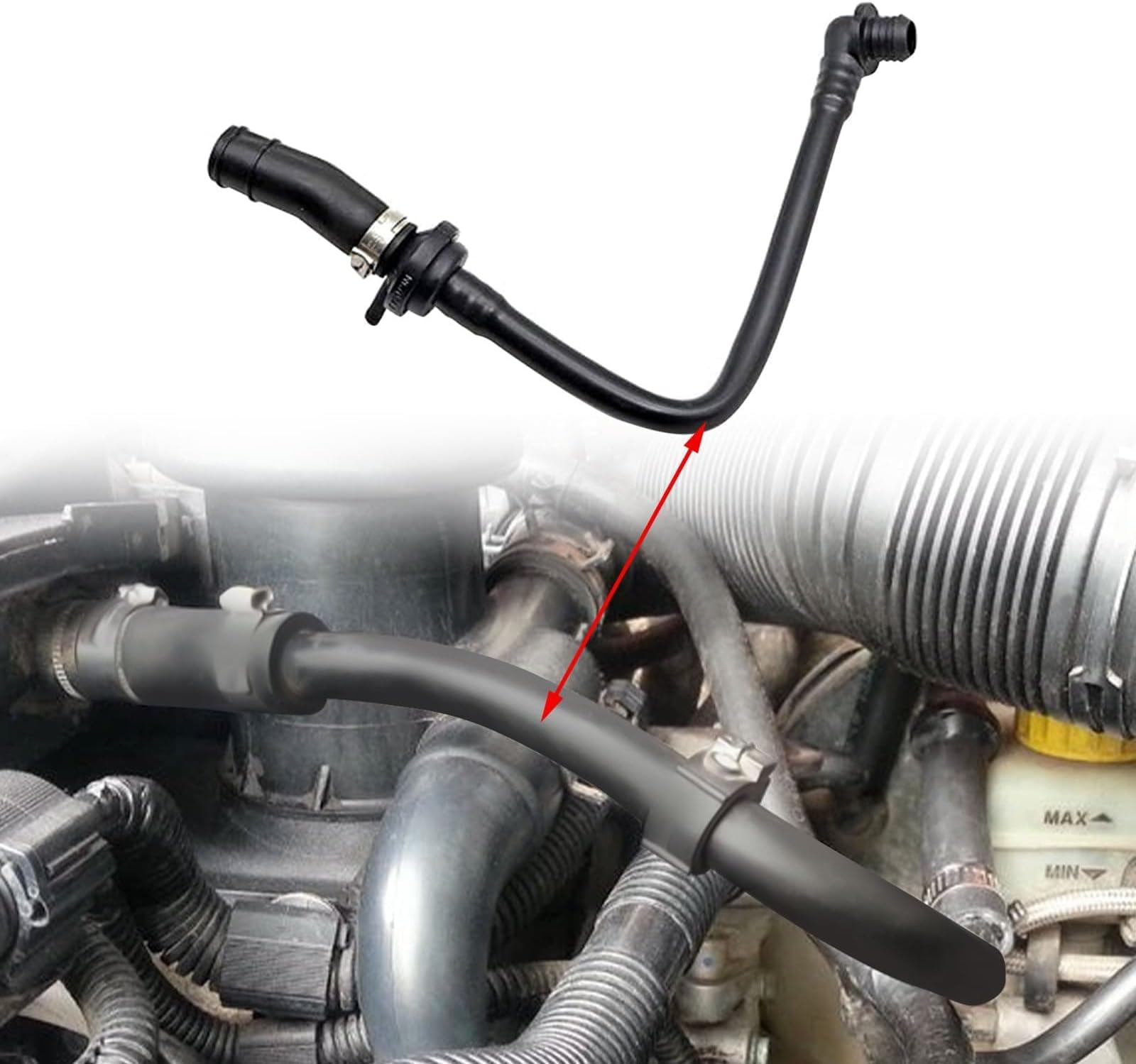 Amazon.com: GM Genuine Parts 176-1731 Power Brake Booster Vacuum Hose ...