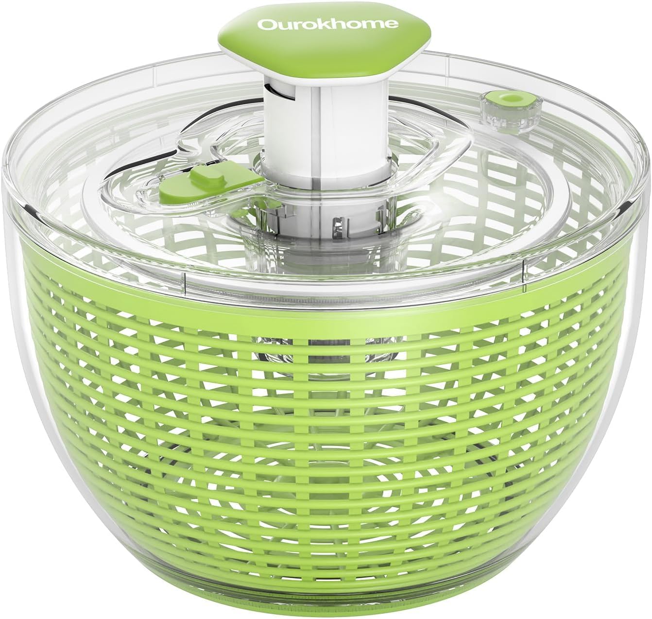 Amazon.com: Zulay Kitchen Salad Spinner Large 5L Capacity - Manual ...
