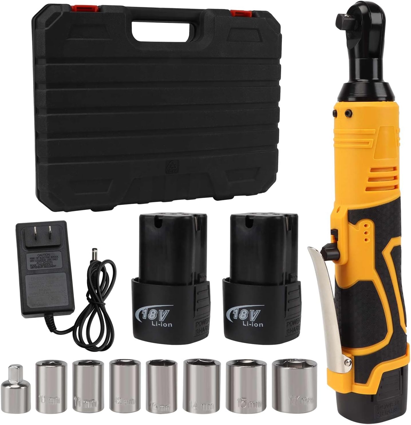 3/8" Extended Cordless Ratchet Wrench for Makita 18V Battery, 600 RPM ...