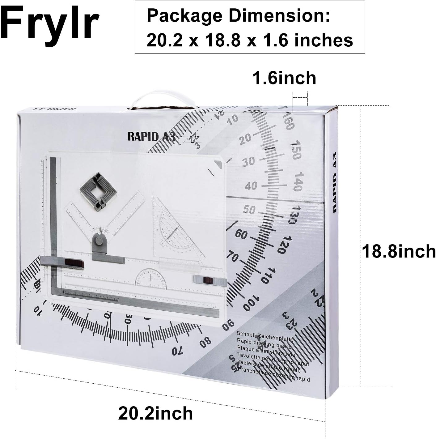 Buy Frylr Metric A3 Drawing Board Drafting Table Multifunctional ...